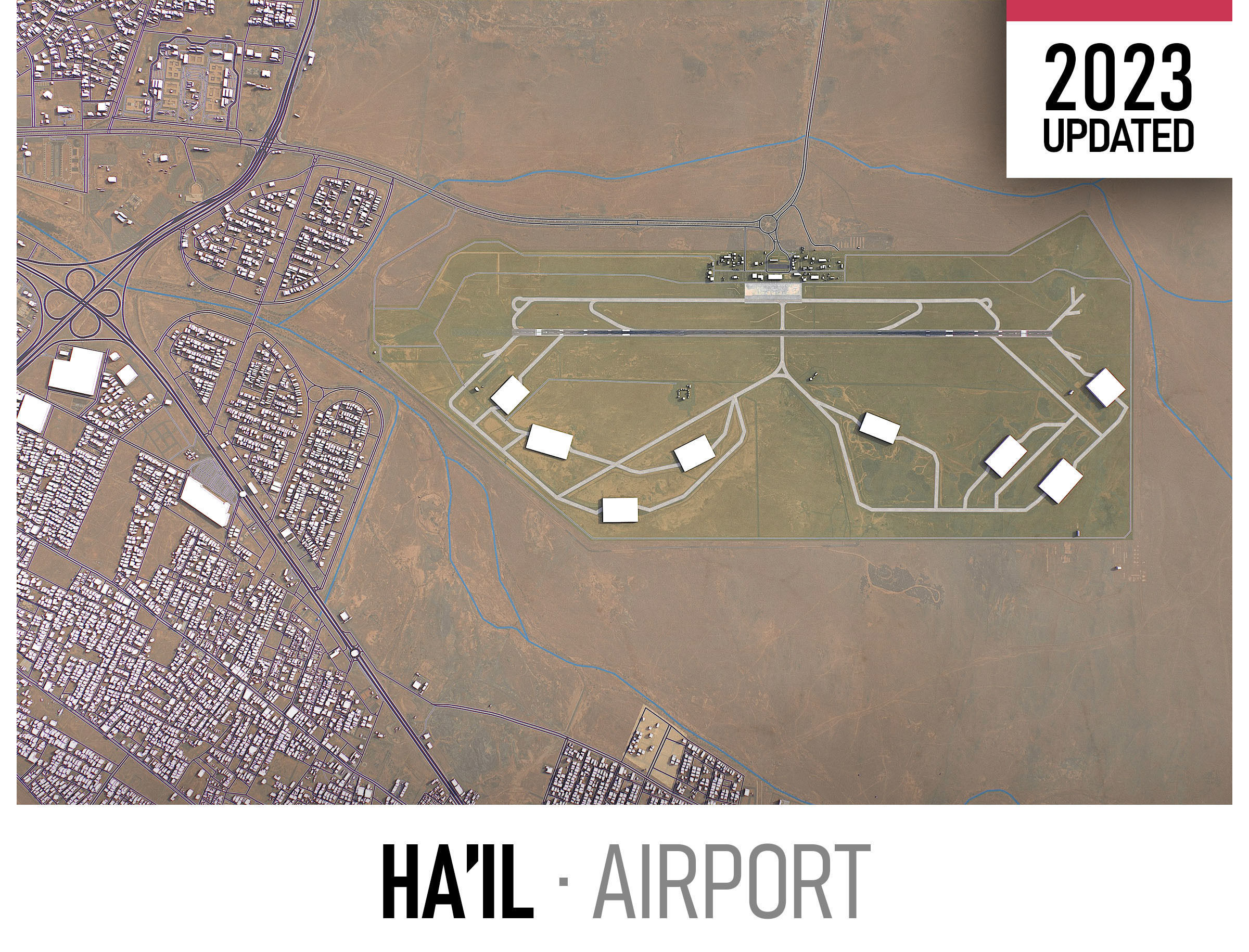 3D model Hail Airport VR / AR / low-poly | CGTrader