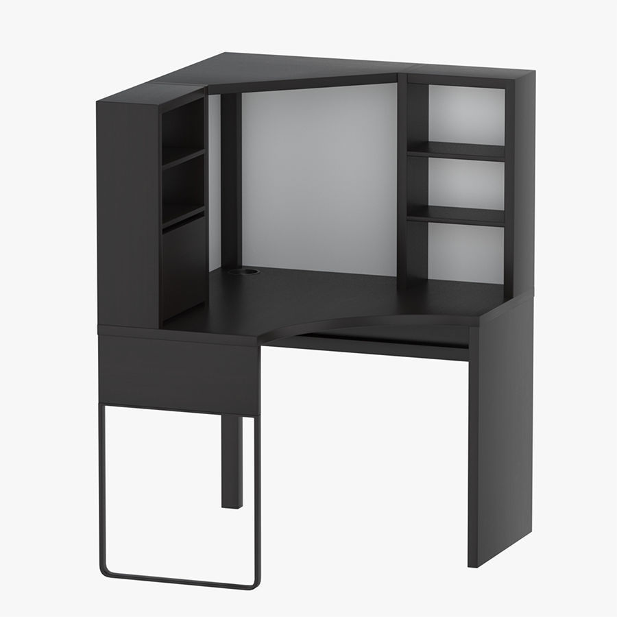 Ikea Micke corner workstation 3D model | CGTrader