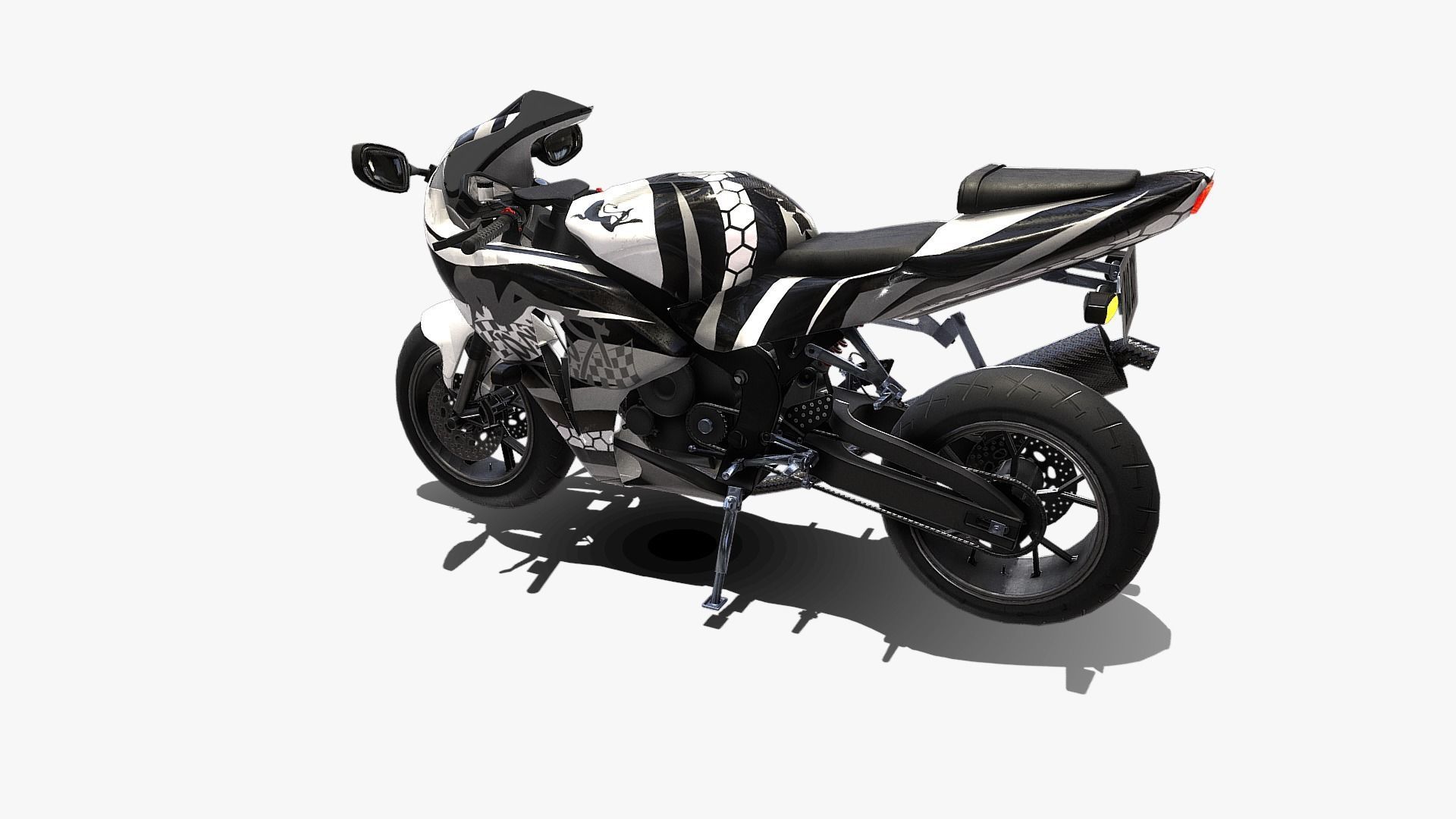 3D model speed bike v1 rigged and animated VR / AR / low-poly | CGTrader
