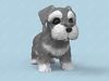 Cute Puppy Schnauzer STL and VRML 3D model 3D printable | CGTrader
