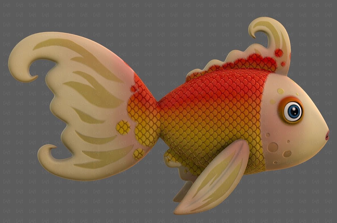 3D model Fish V11 VR / AR / low-poly | CGTrader