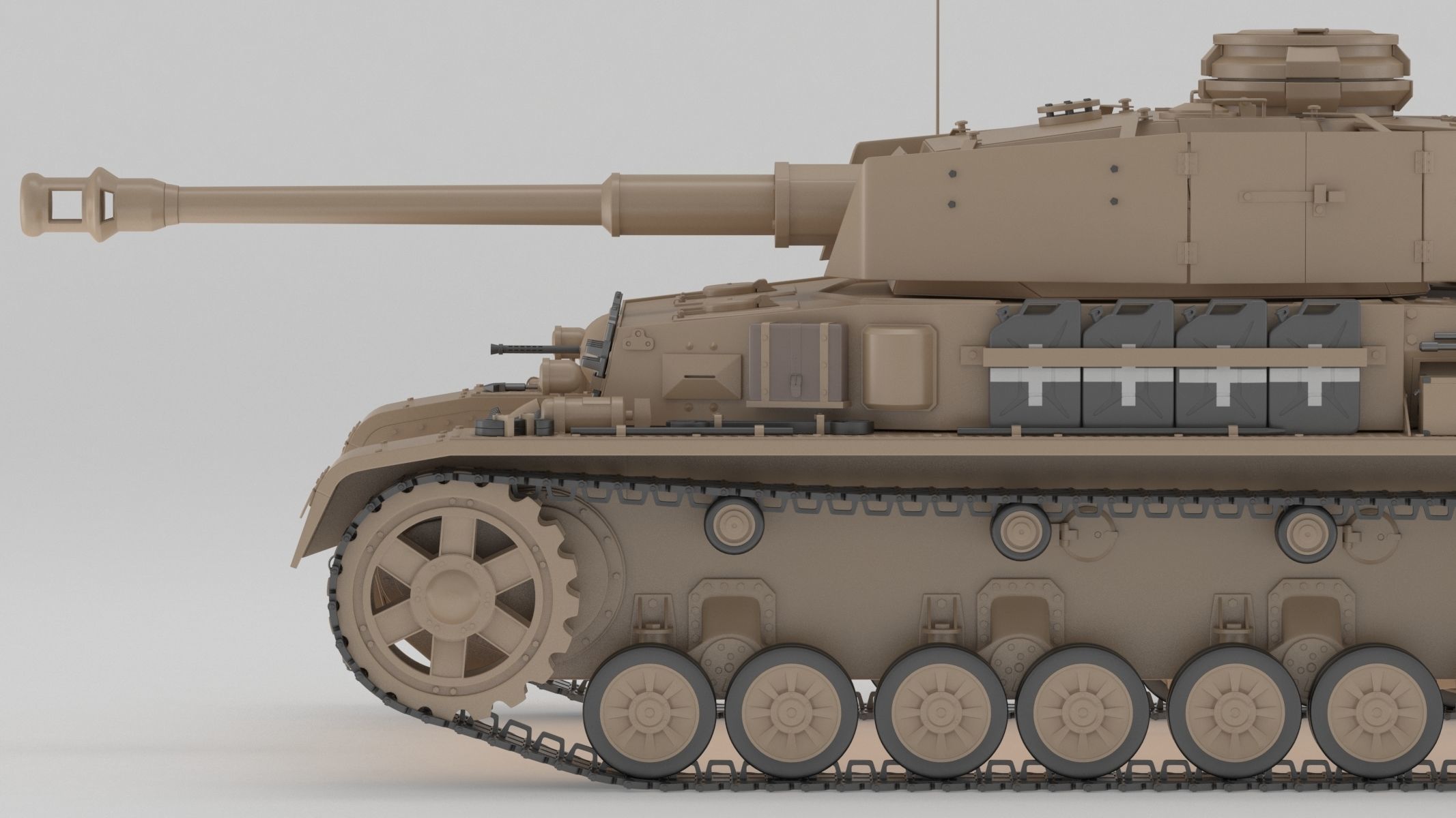 Panzer IV Tank 3D model | CGTrader