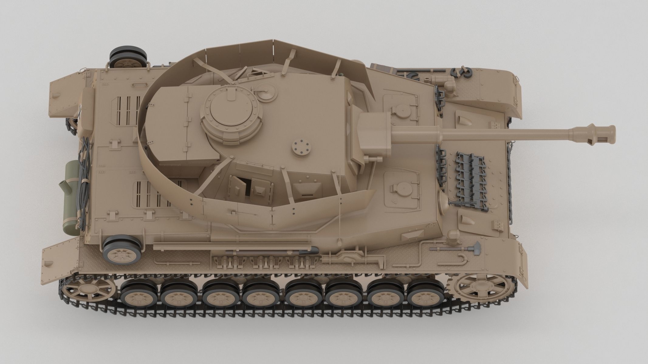 Panzer IV Tank 3D model | CGTrader