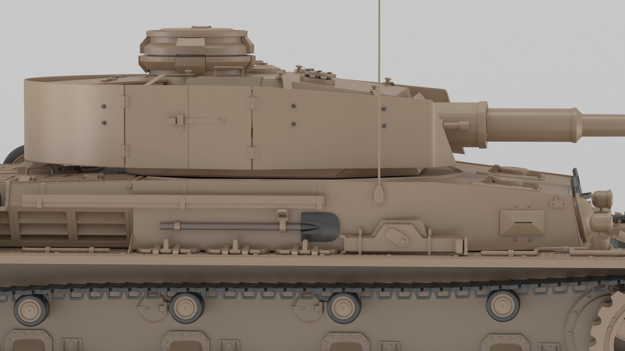 Panzer IV Tank 3D model | CGTrader