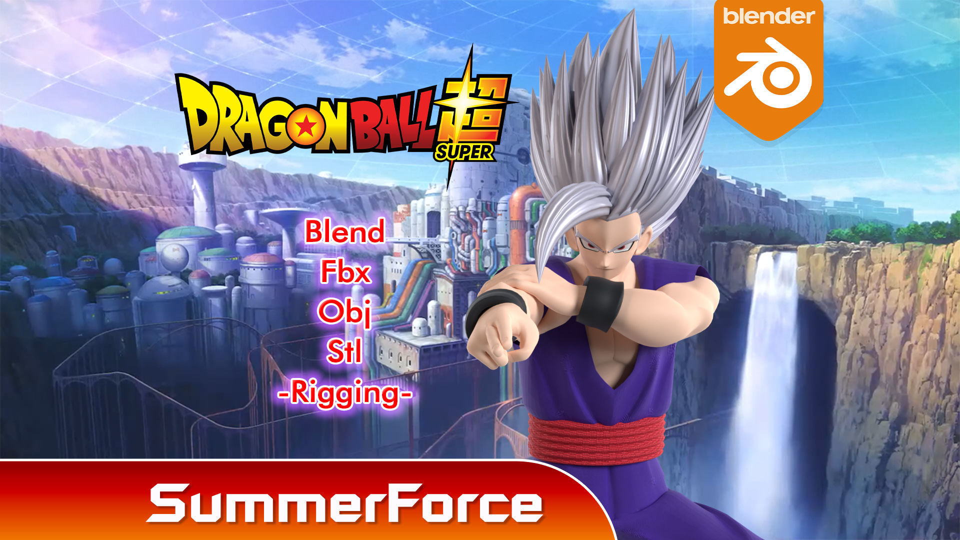 3D model Gohan Beast - DragonBall Super VR / AR / low-poly | CGTrader