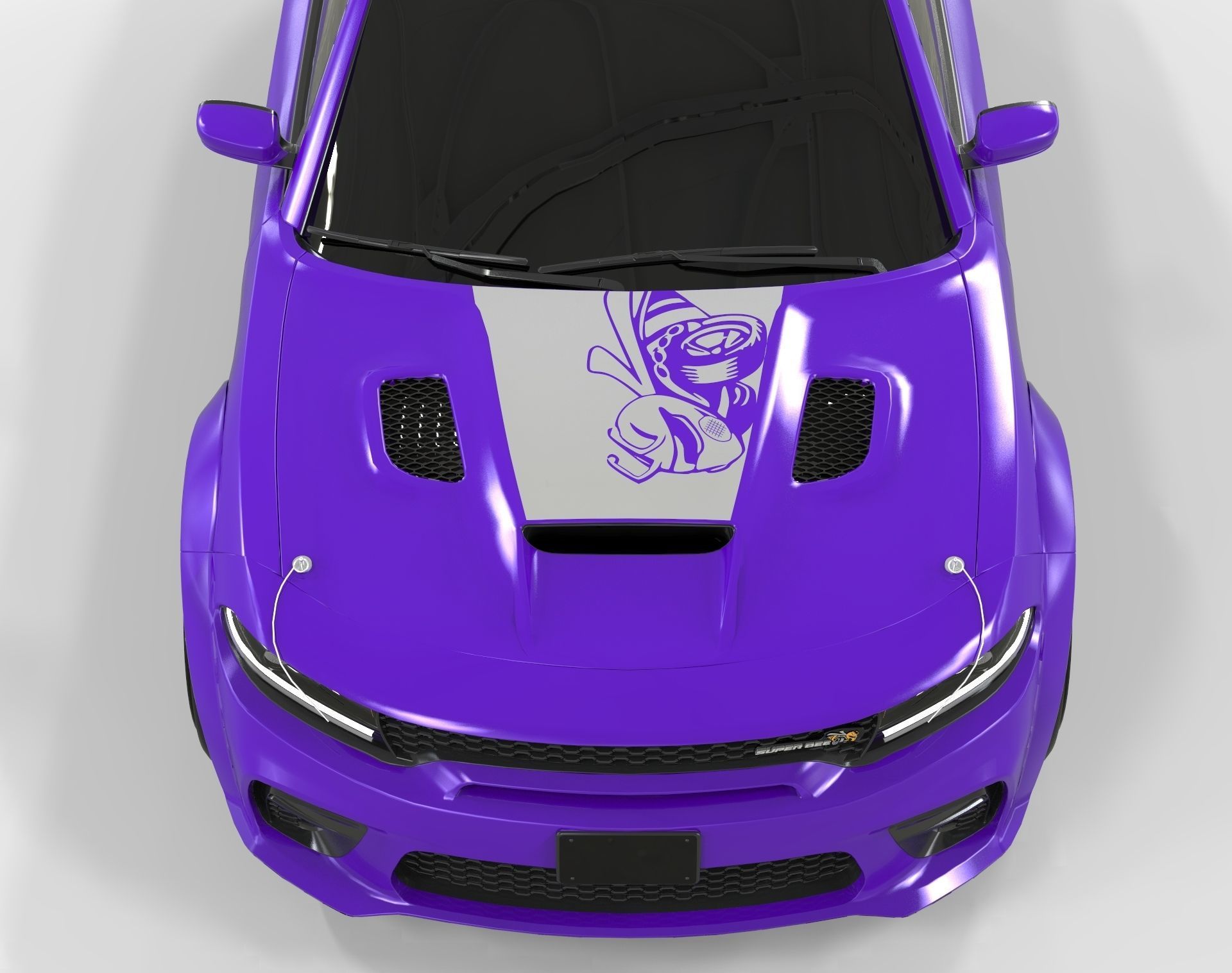 Dodge Charger Super Bee 2023 3D model | CGTrader