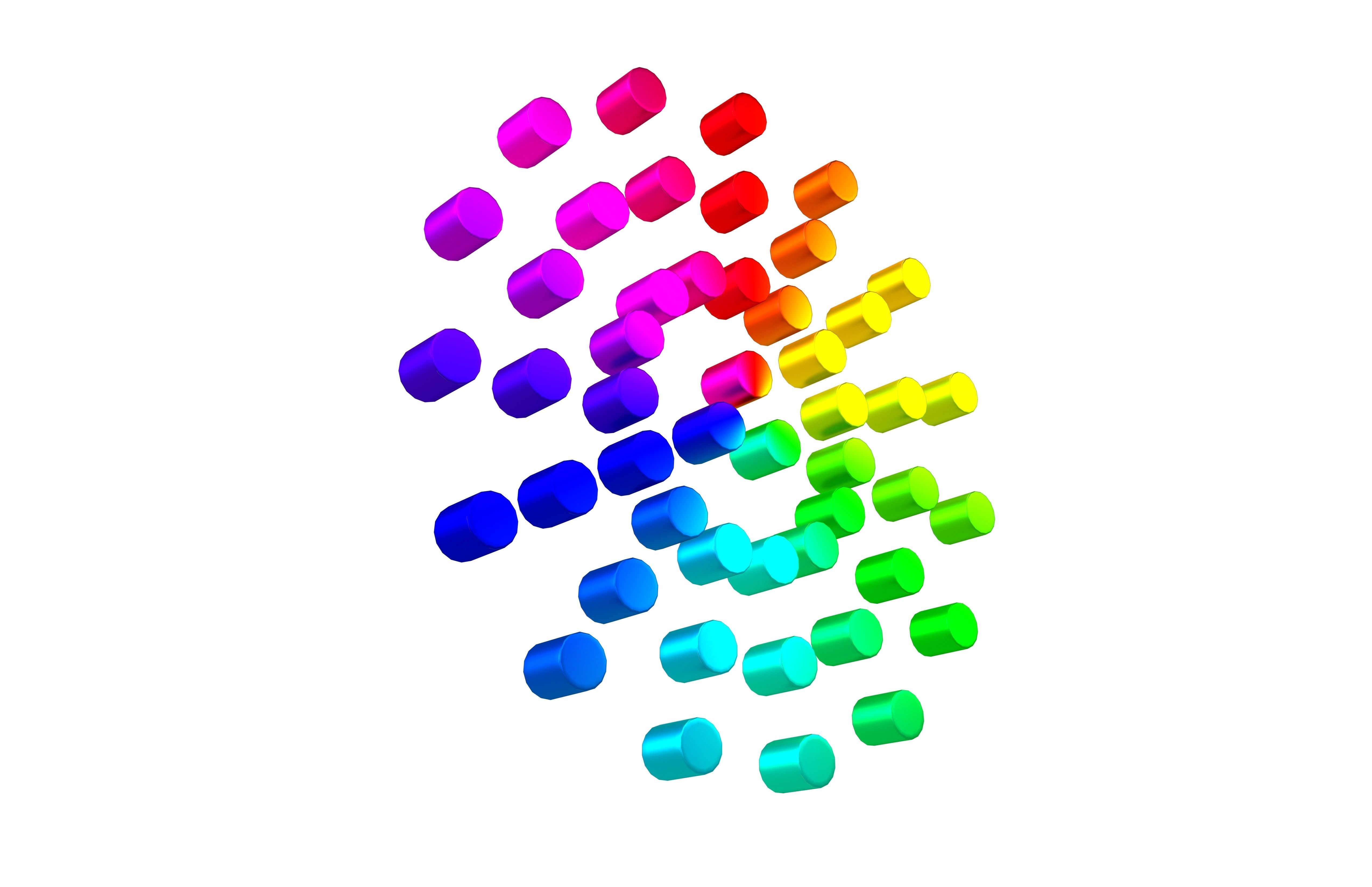 3D model Color Wheel Circle Style v1 002 VR / AR / low-poly | CGTrader