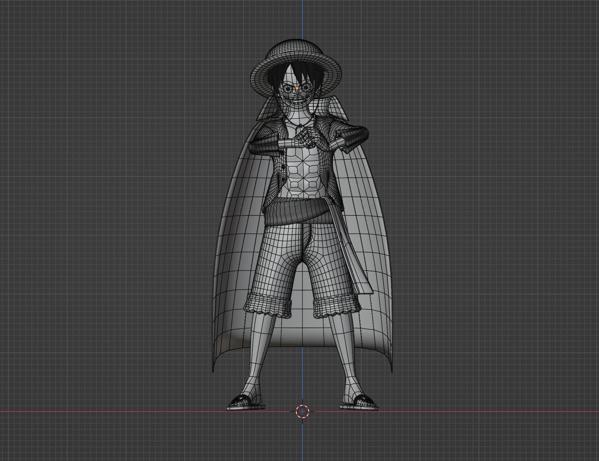 3D model Monkey D Luffy - One Piece VR / AR / low-poly | CGTrader