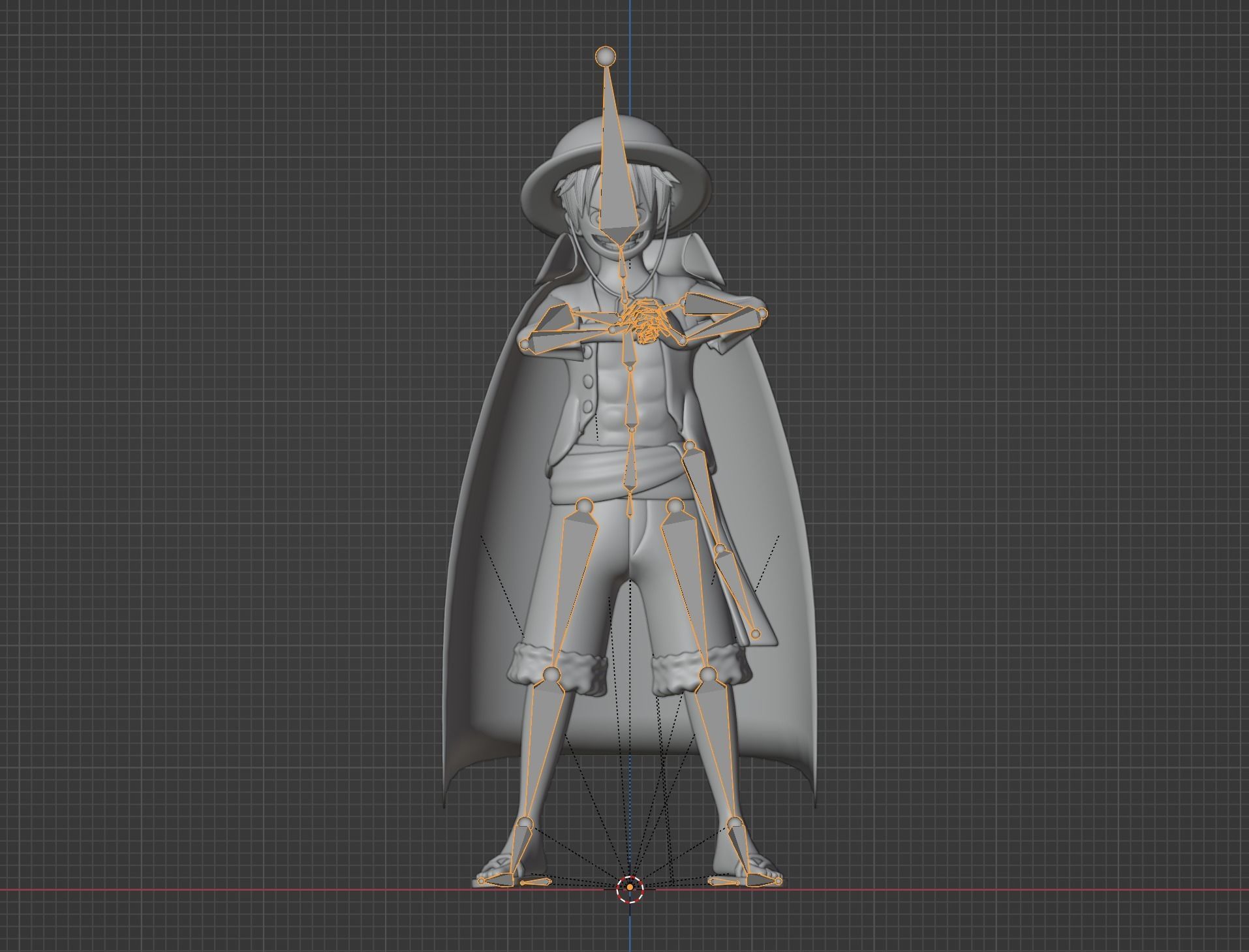 3D model Monkey D Luffy - One Piece VR / AR / low-poly | CGTrader