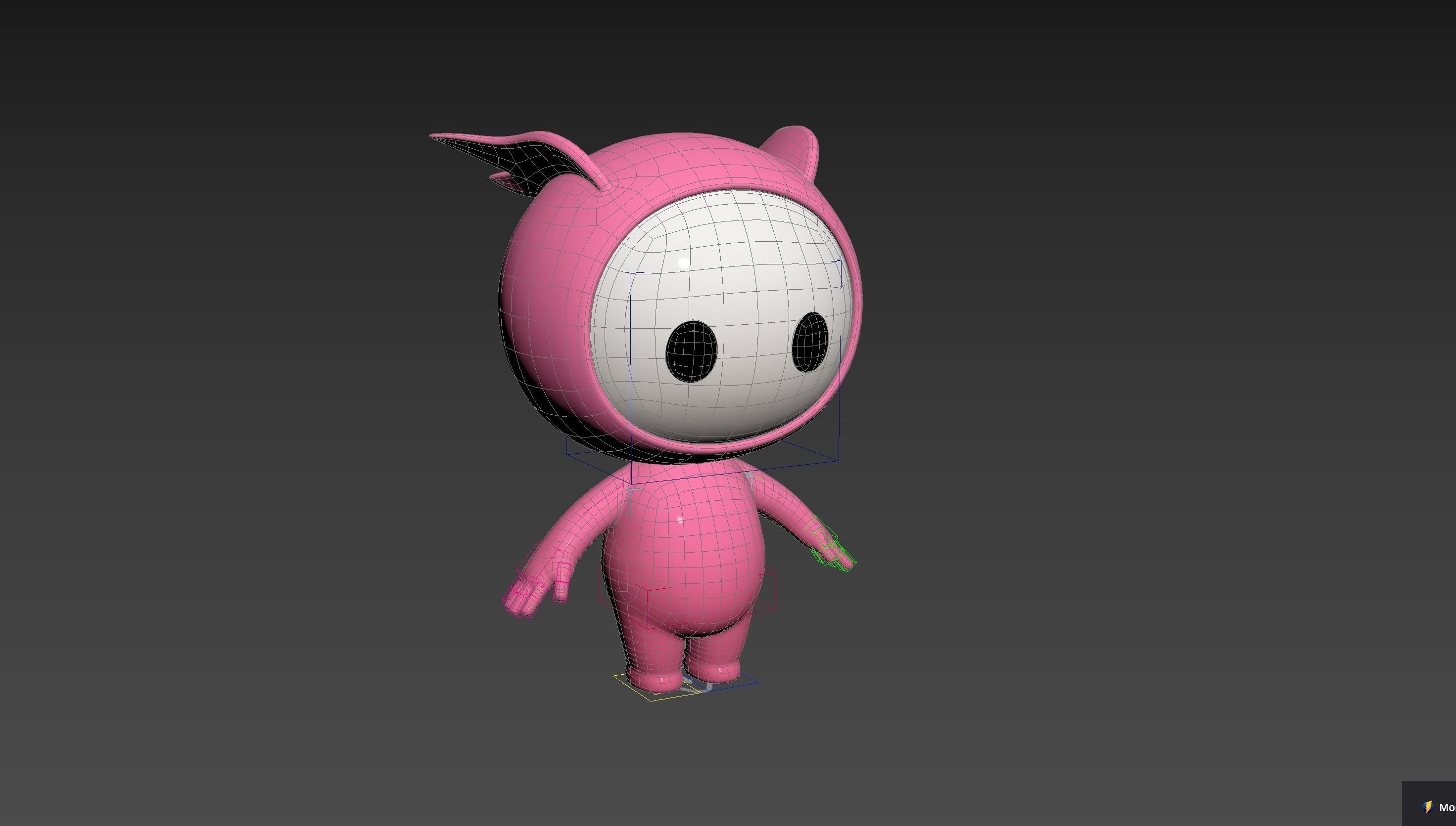 Character263 Rigged Mascot 3D model rigged | CGTrader