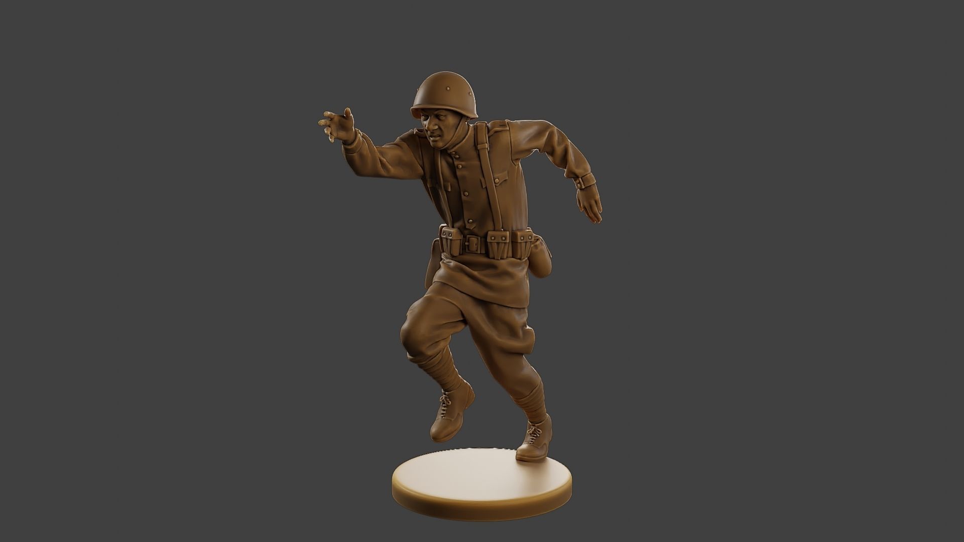 Russian soldier ww2 R3 003 3D model 3D printable | CGTrader