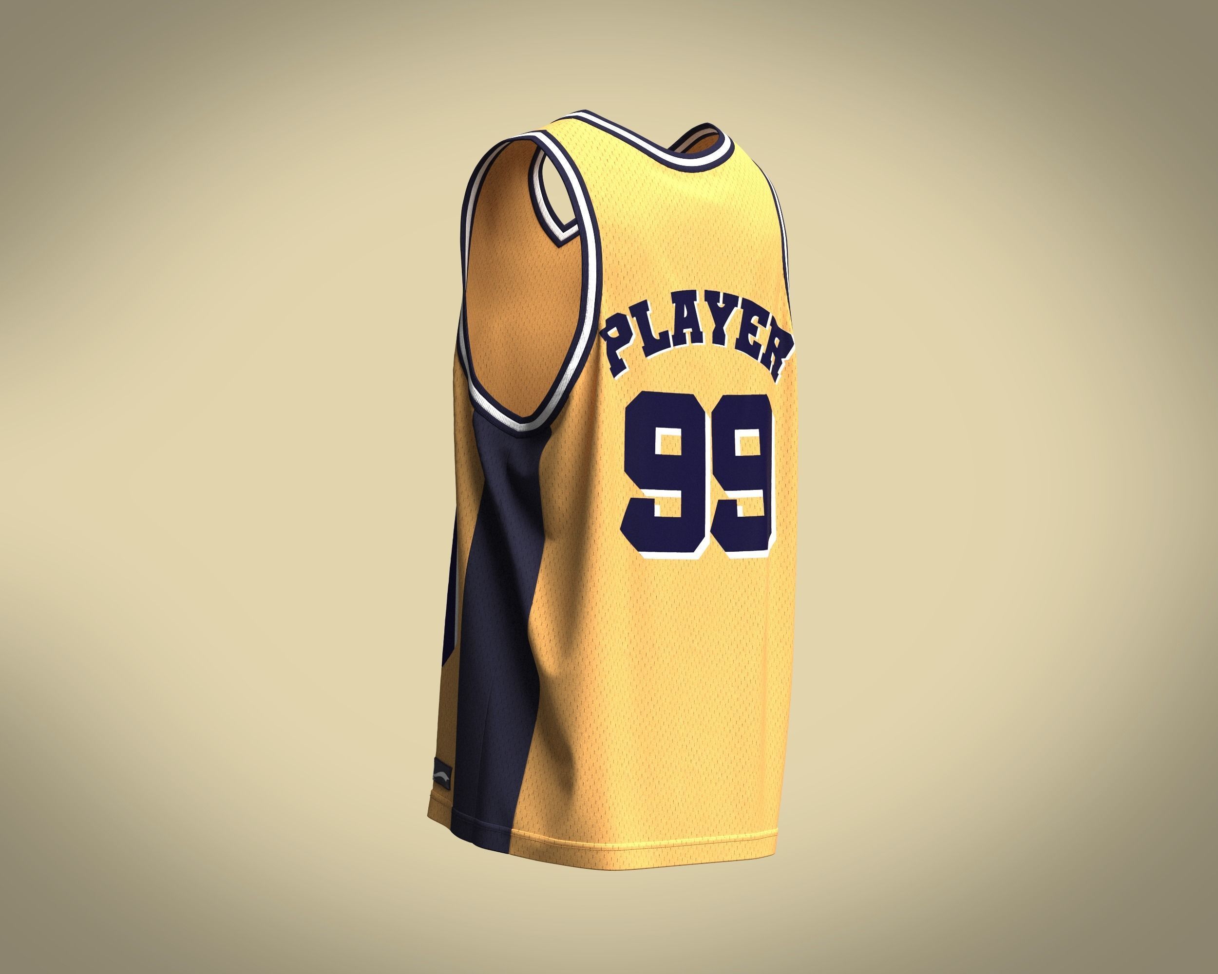 Mens Basketball jersey 3D model | CGTrader