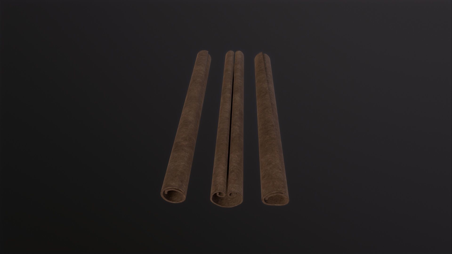 3D model Cinnamon Sticks 3D Model VR / AR / low-poly | CGTrader