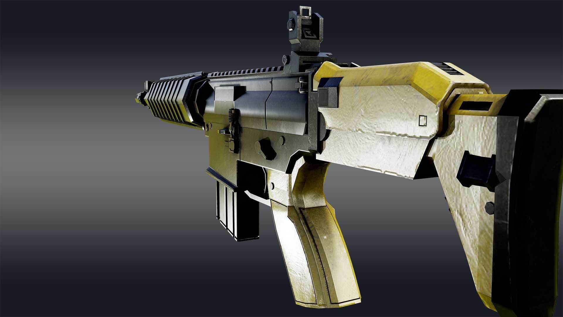 HK 416 Assault Rifle 3D model | CGTrader