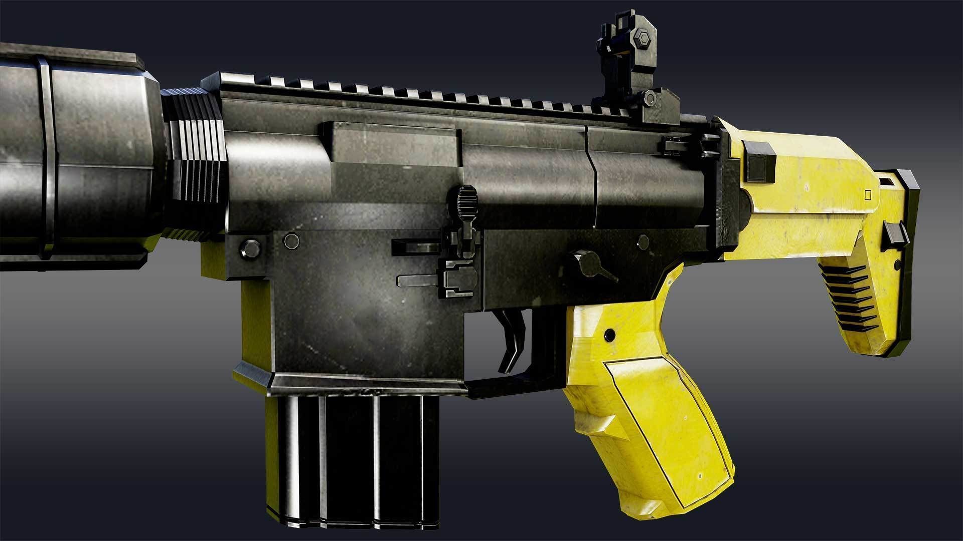 HK 416 Assault Rifle 3D model | CGTrader