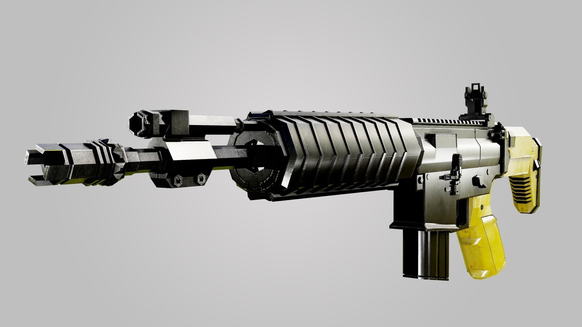 HK 416 Assault Rifle 3D model | CGTrader