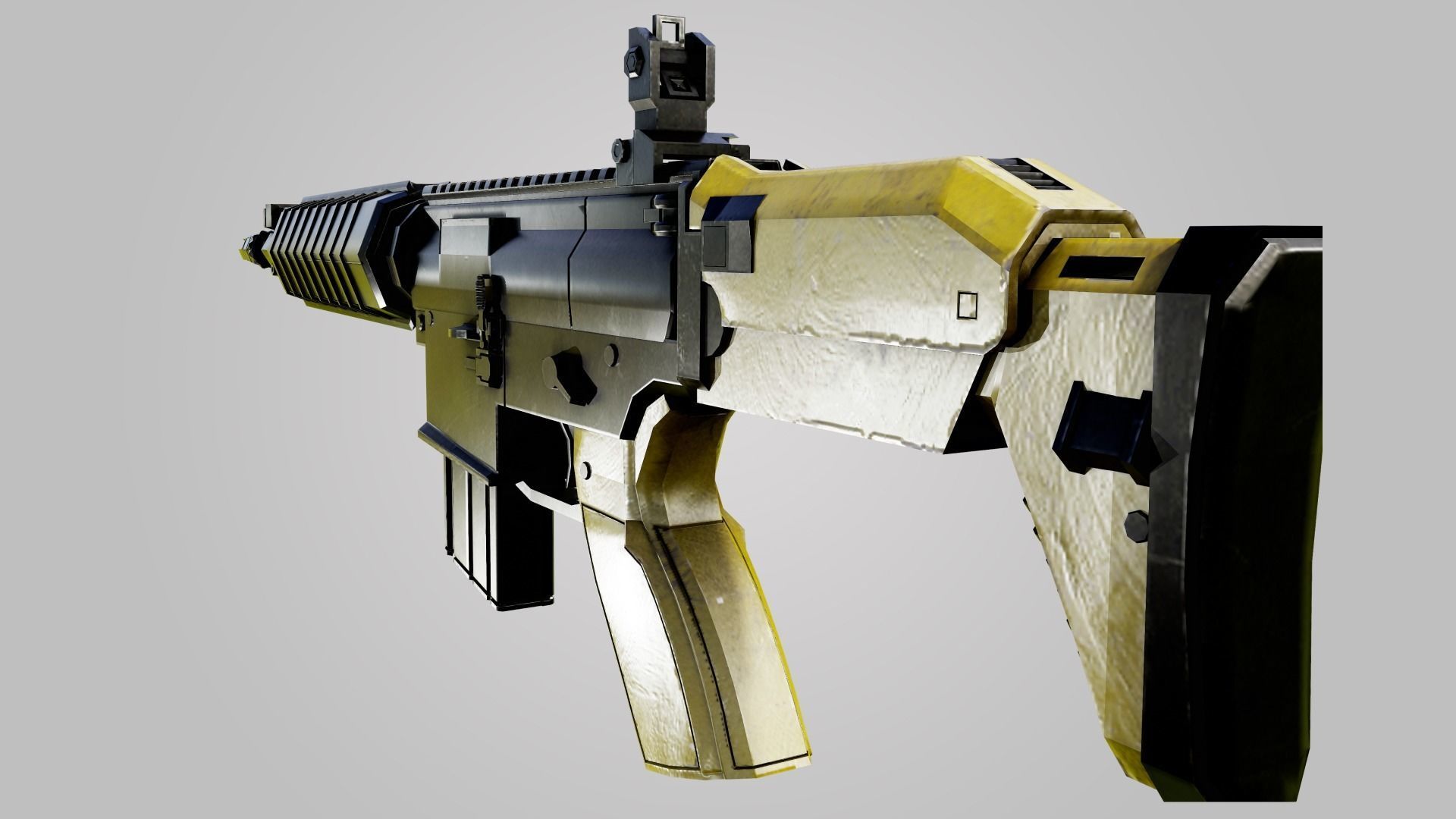 HK 416 Assault Rifle 3D model | CGTrader