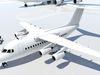 3D model BAe 146-100 Avro RJ70 Low Poly Static Model Blank VR / AR ...