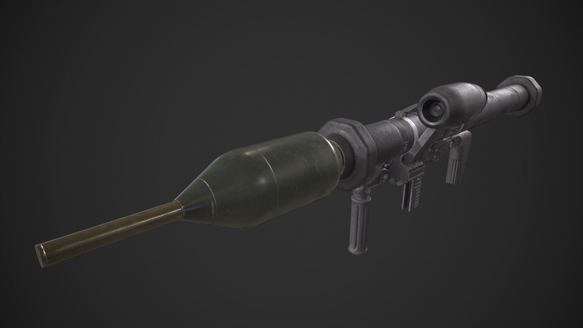 3D model Panzerfaust-3 VR / AR / low-poly | CGTrader