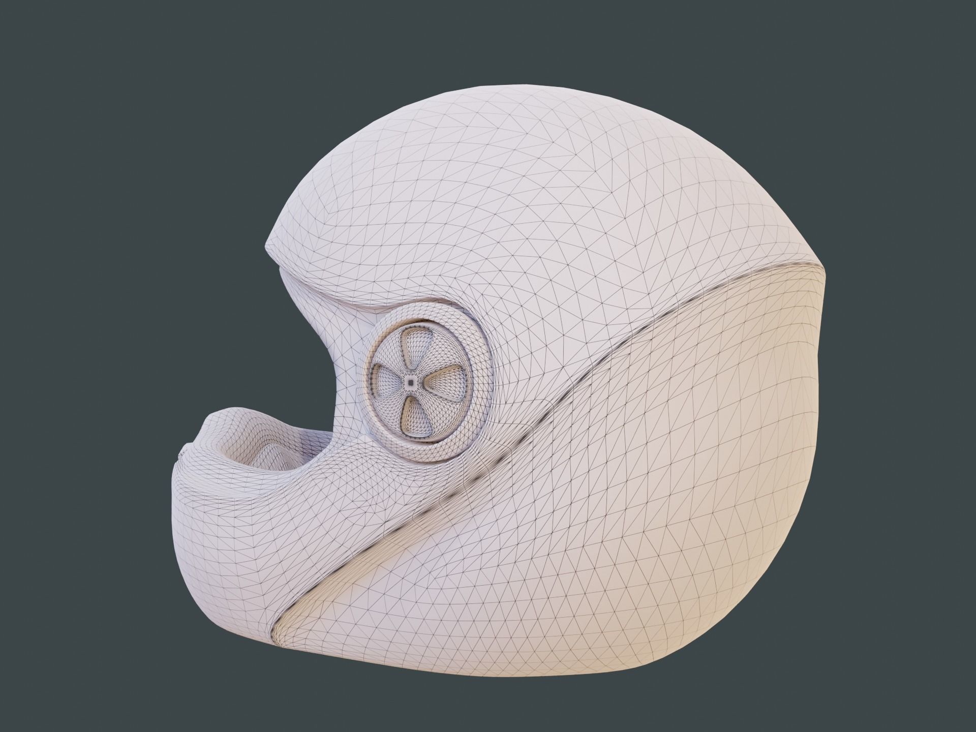 Flip up Full Face Motorcycle Helmet 3D model | CGTrader