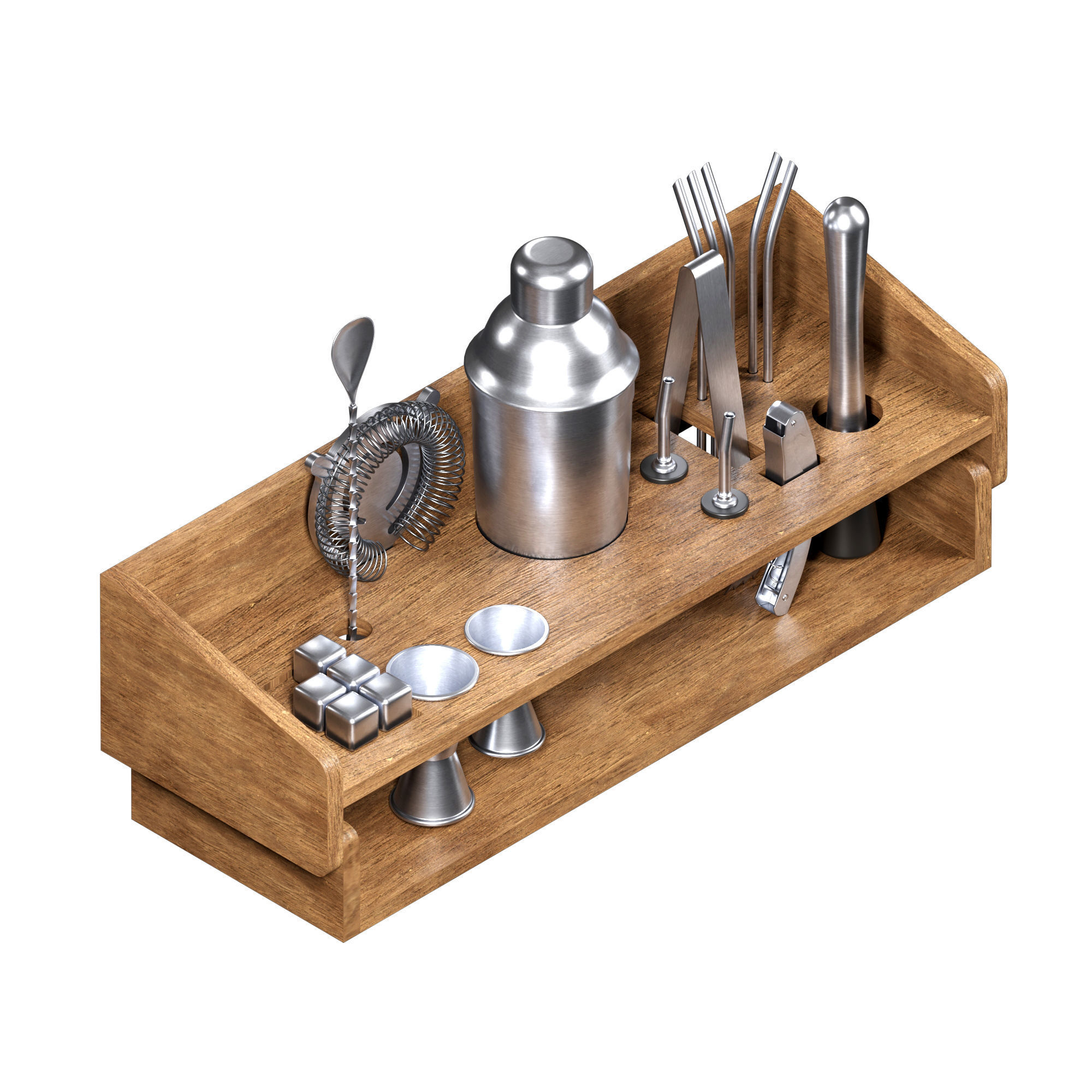 Bar tool set 3D model | CGTrader