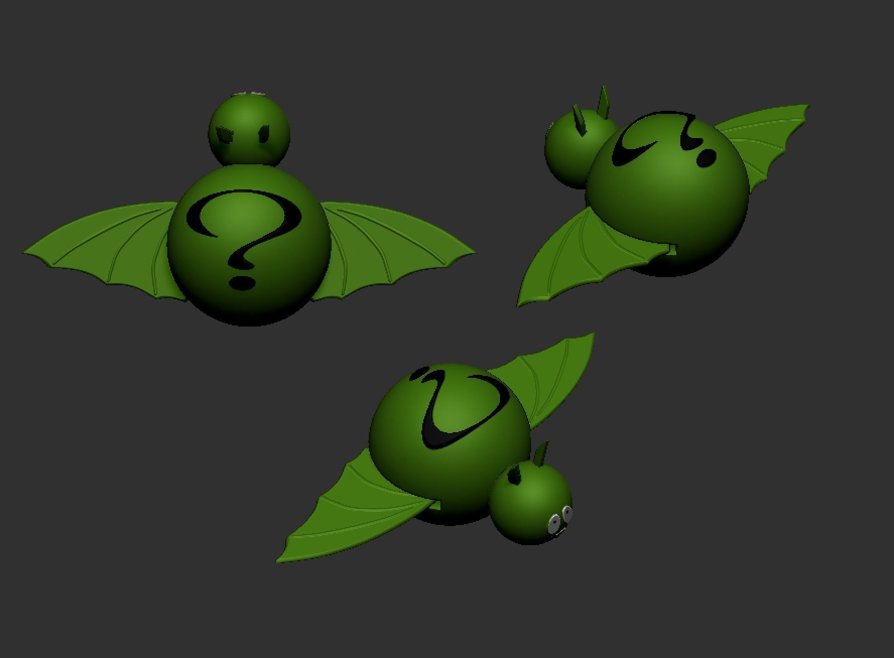Riddler Bat Bomb Prop 3D model 3D printable | CGTrader