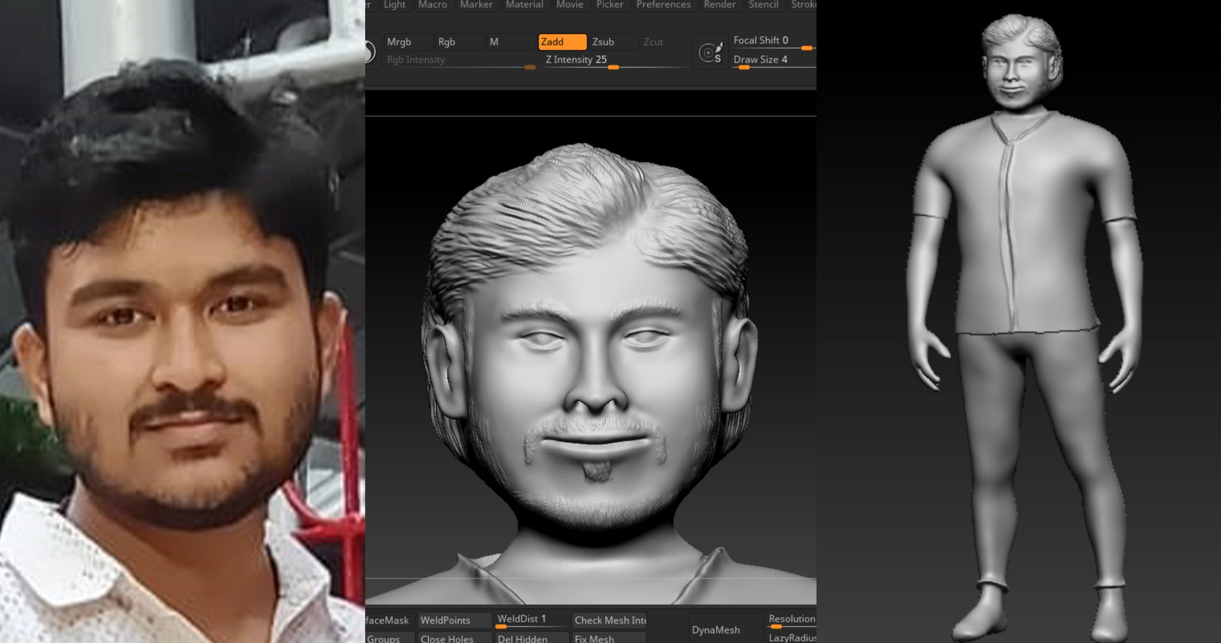 This is 3D model Baba Character 3D model | CGTrader