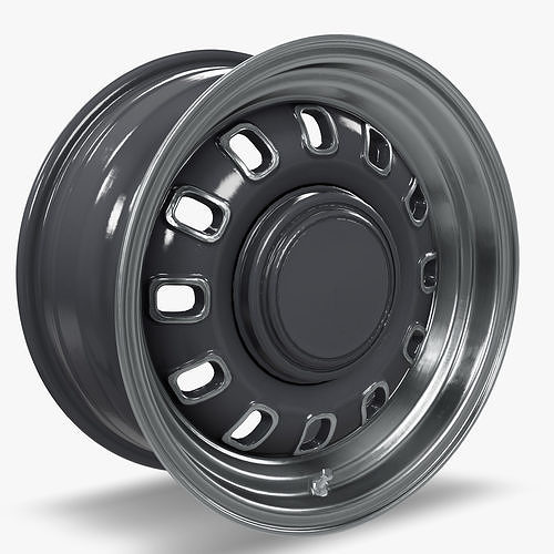 Legendary Wheel Co GT8 Wheel Charcoal 3D model | CGTrader