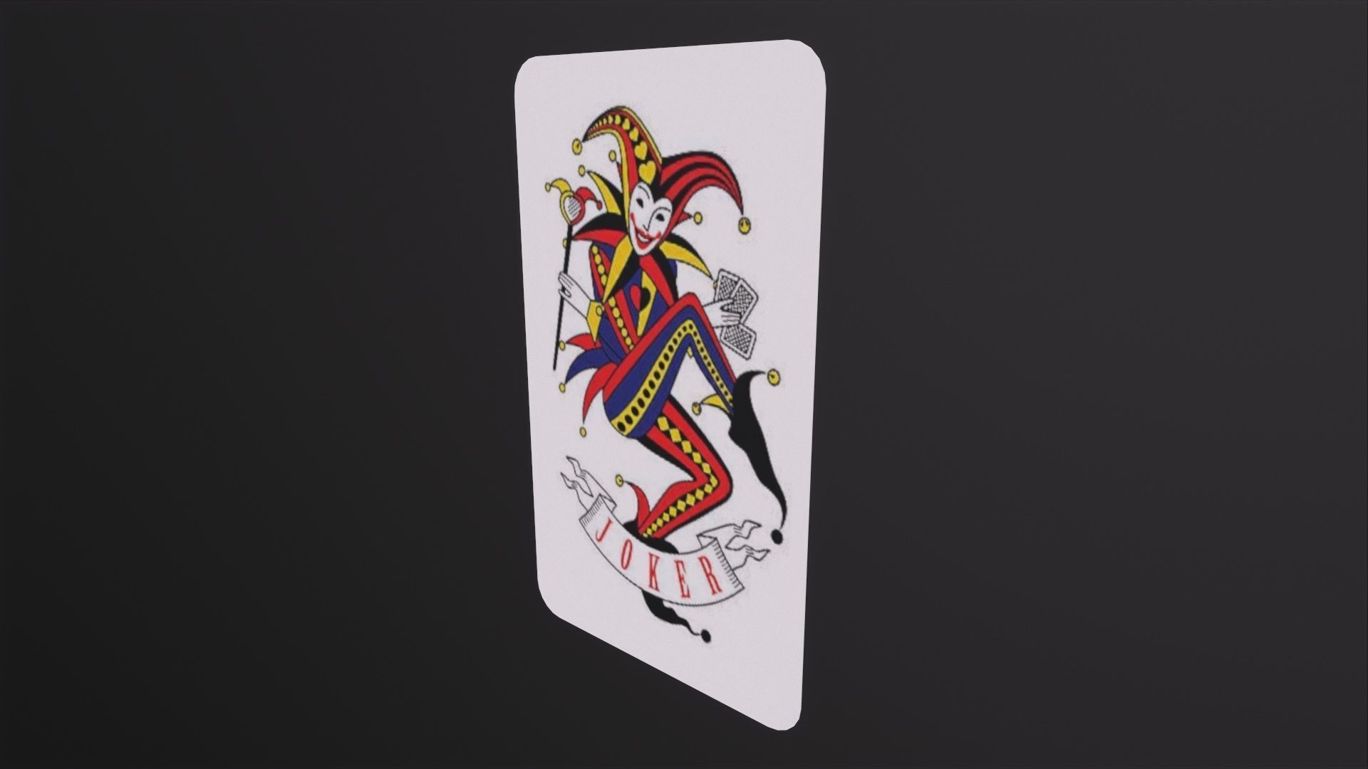 3D model Poker Cards Clubs Joker 3D Model VR / AR / low-poly | CGTrader