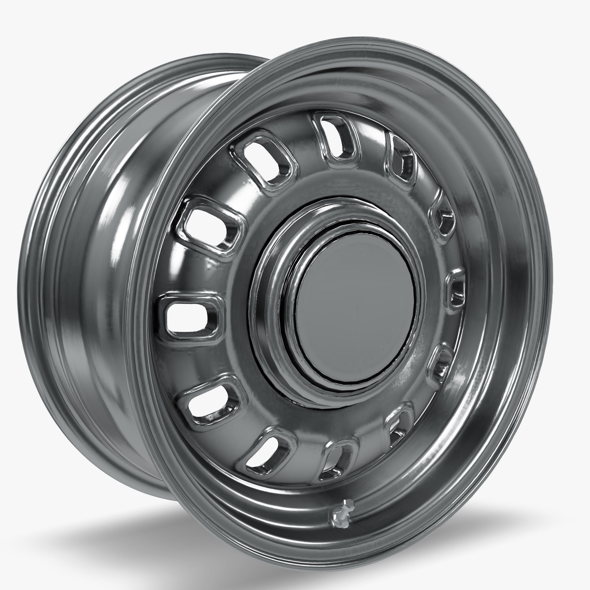 Legendary Wheel Co GT8 Wheel Silver 3D model | CGTrader
