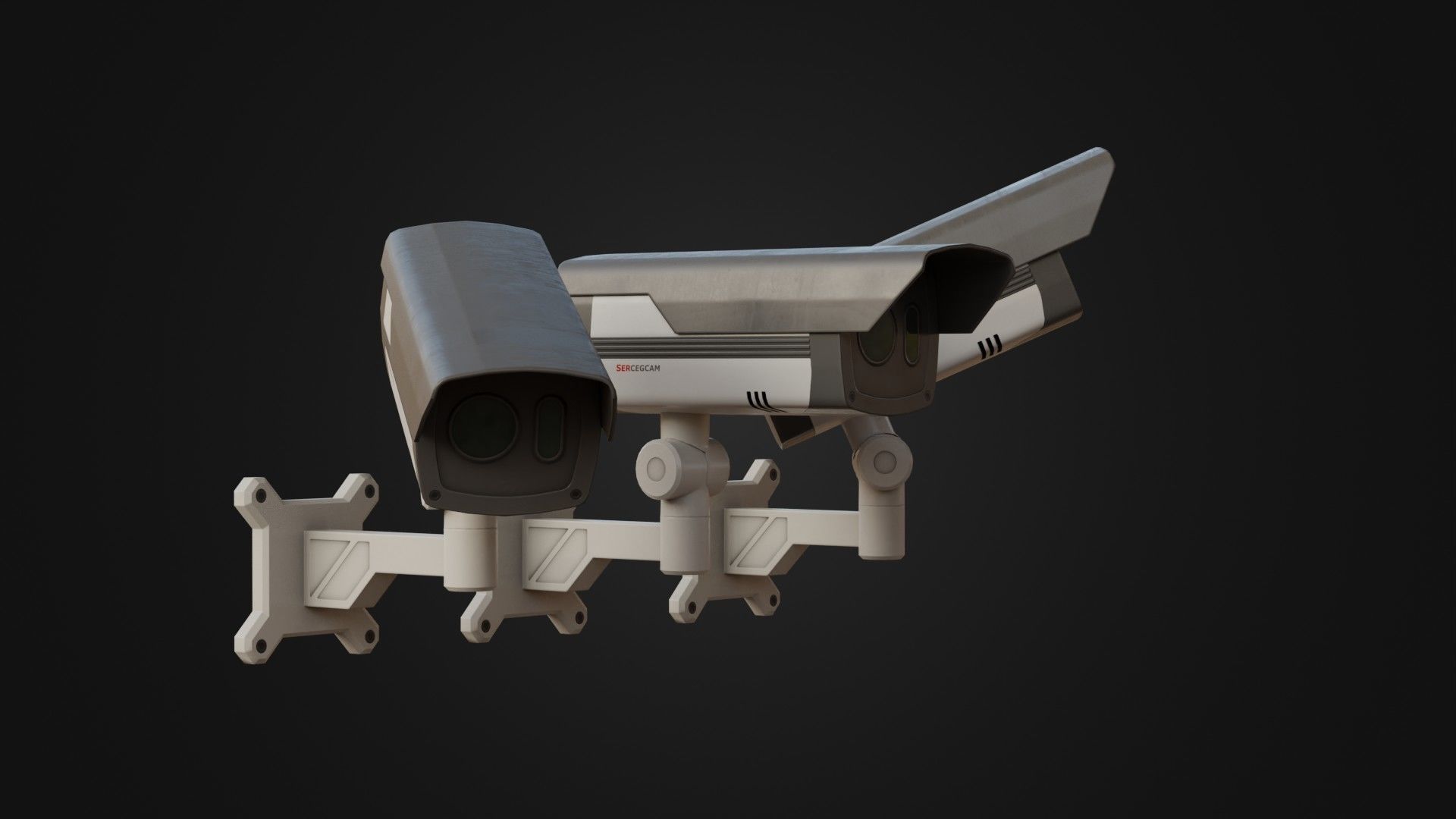 3D model Modern CCTV Security Camera VR / AR / low-poly | CGTrader