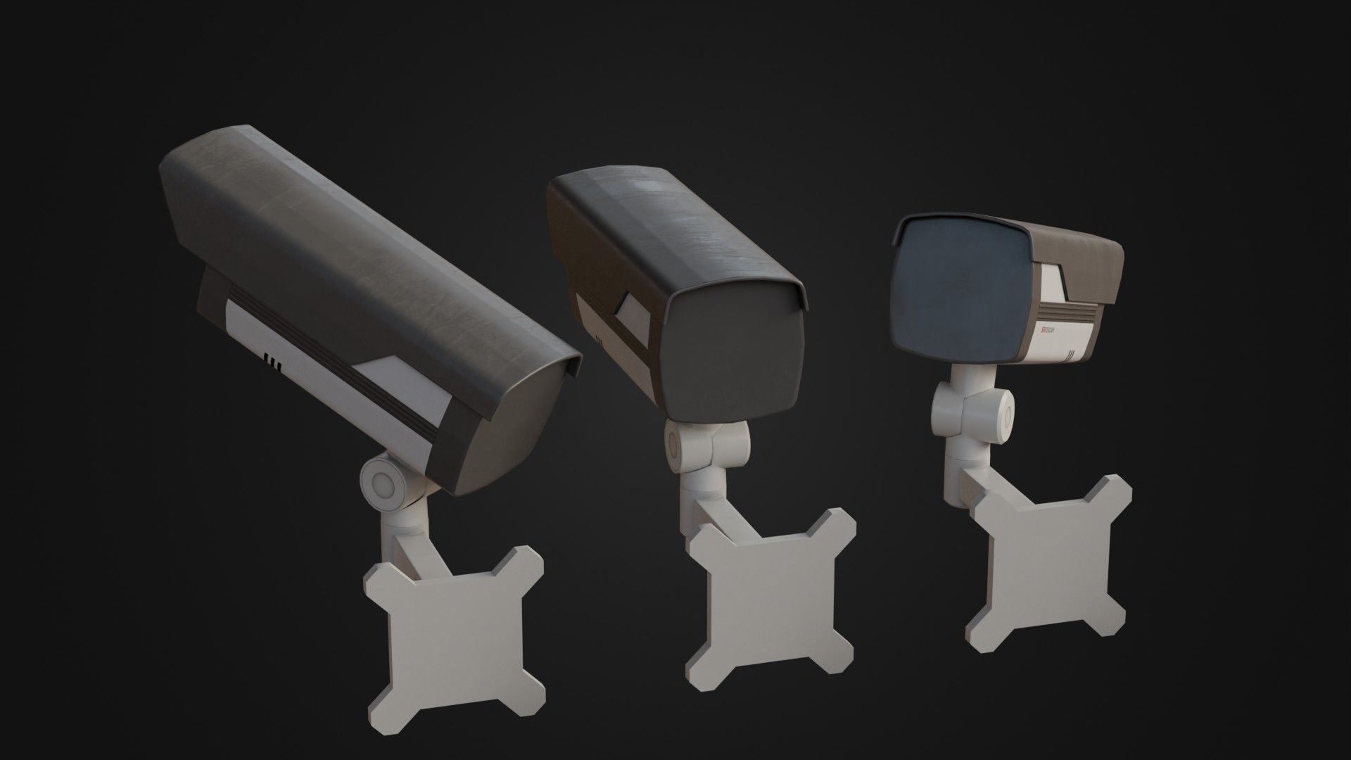 3D model Modern CCTV Security Camera VR / AR / low-poly | CGTrader