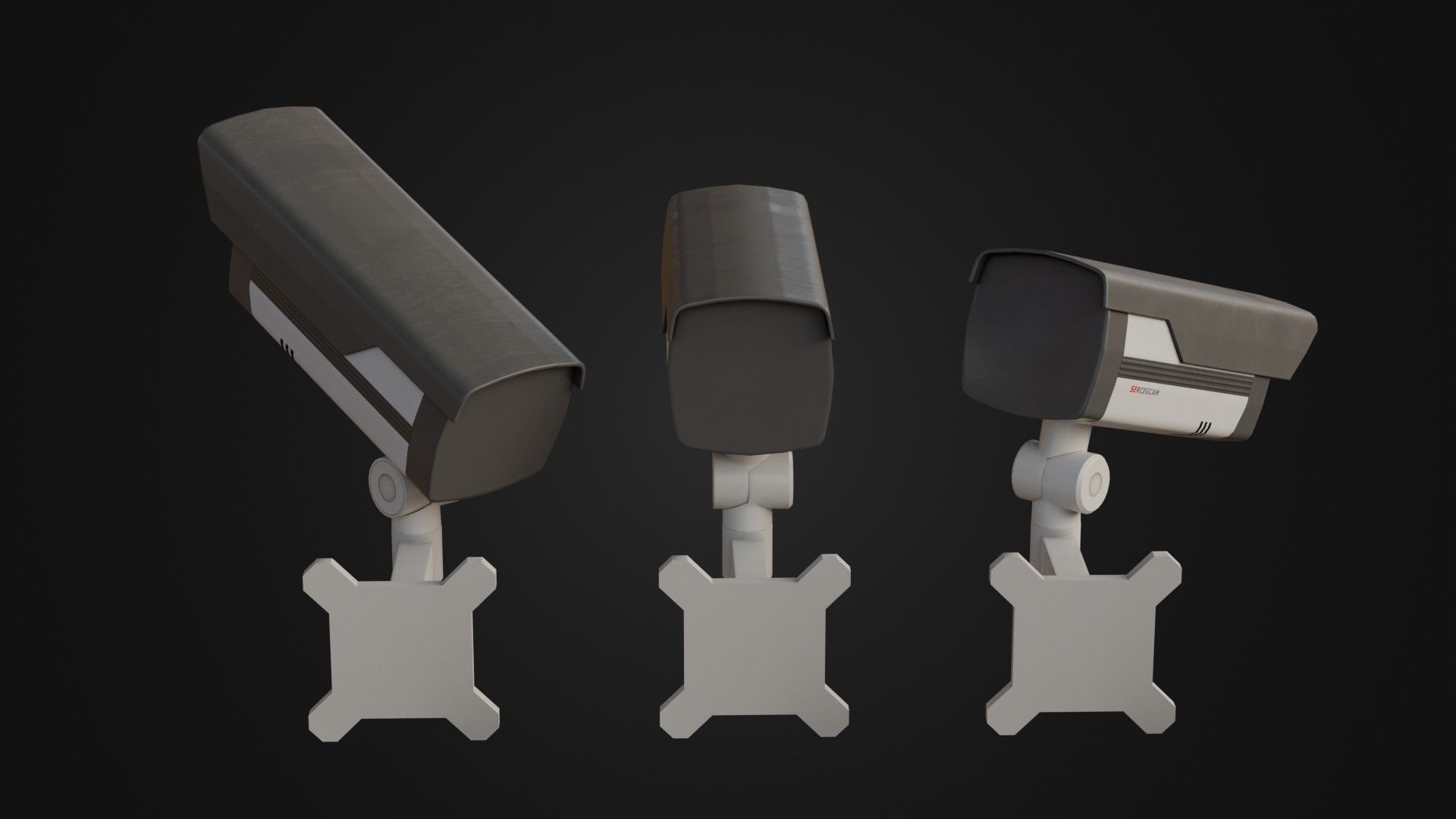 3D model Modern CCTV Security Camera VR / AR / low-poly | CGTrader
