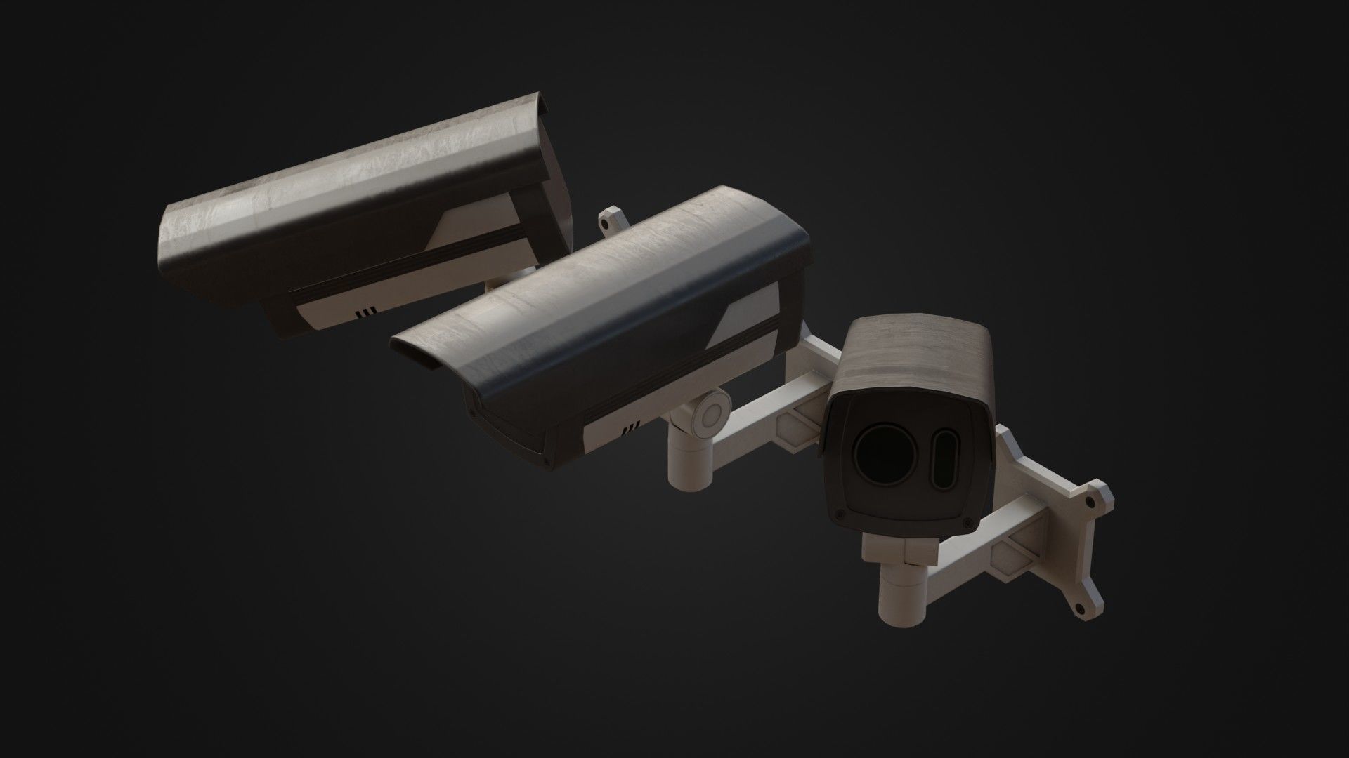 3D model Modern CCTV Security Camera VR / AR / low-poly | CGTrader