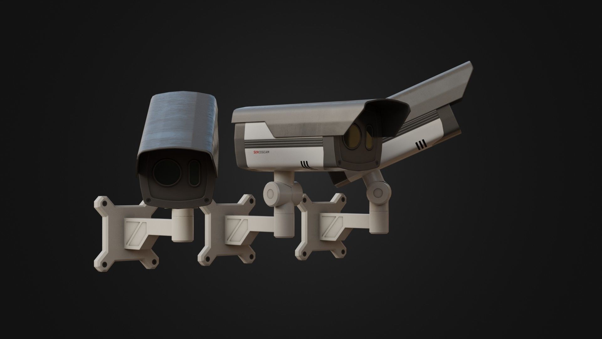 3D model Modern CCTV Security Camera VR / AR / low-poly | CGTrader