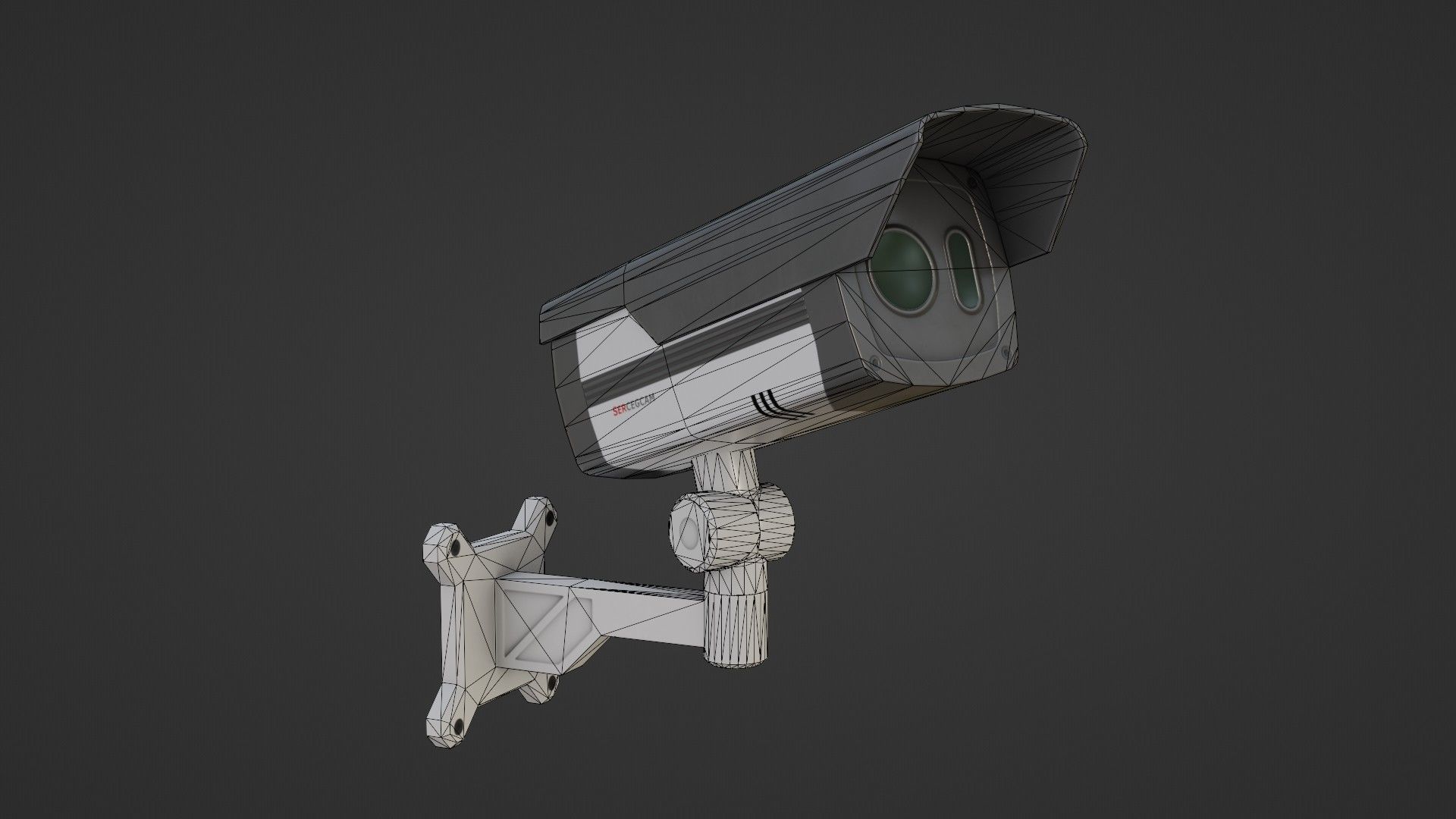 3D model Modern CCTV Security Camera VR / AR / low-poly | CGTrader