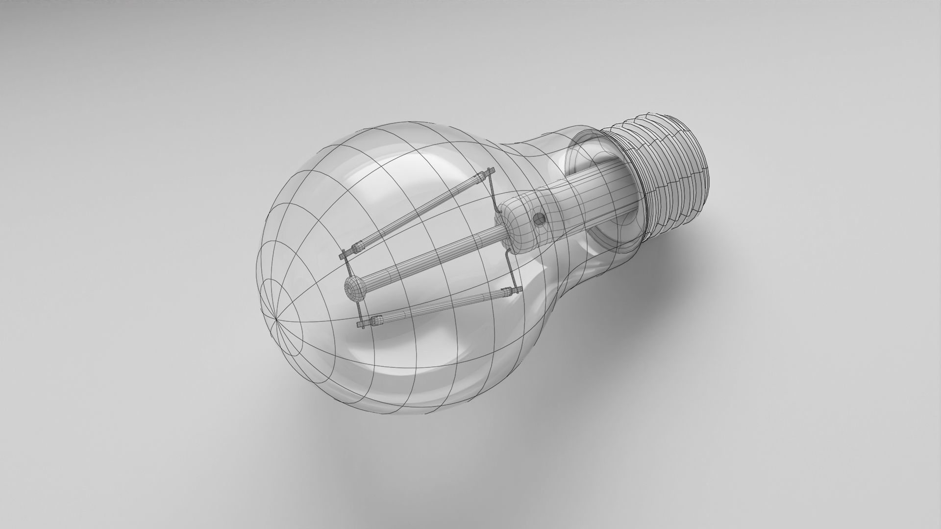 LED Filament Bulb 3D model | CGTrader