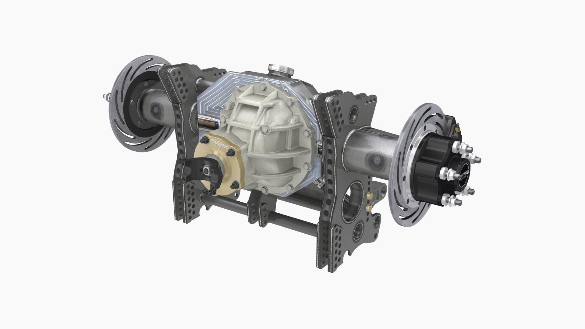 3D model HCD Steel finish rear end VR / AR / low-poly | CGTrader