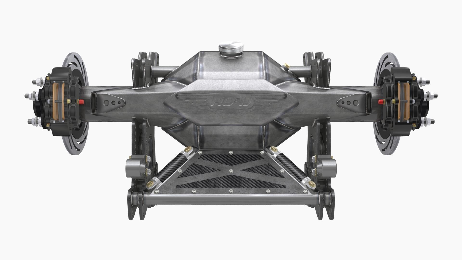 3D model HCD Steel finish rear end VR / AR / low-poly | CGTrader