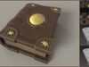 3D model Stylized Spellbook with Magic Crystal VR / AR / low-poly ...