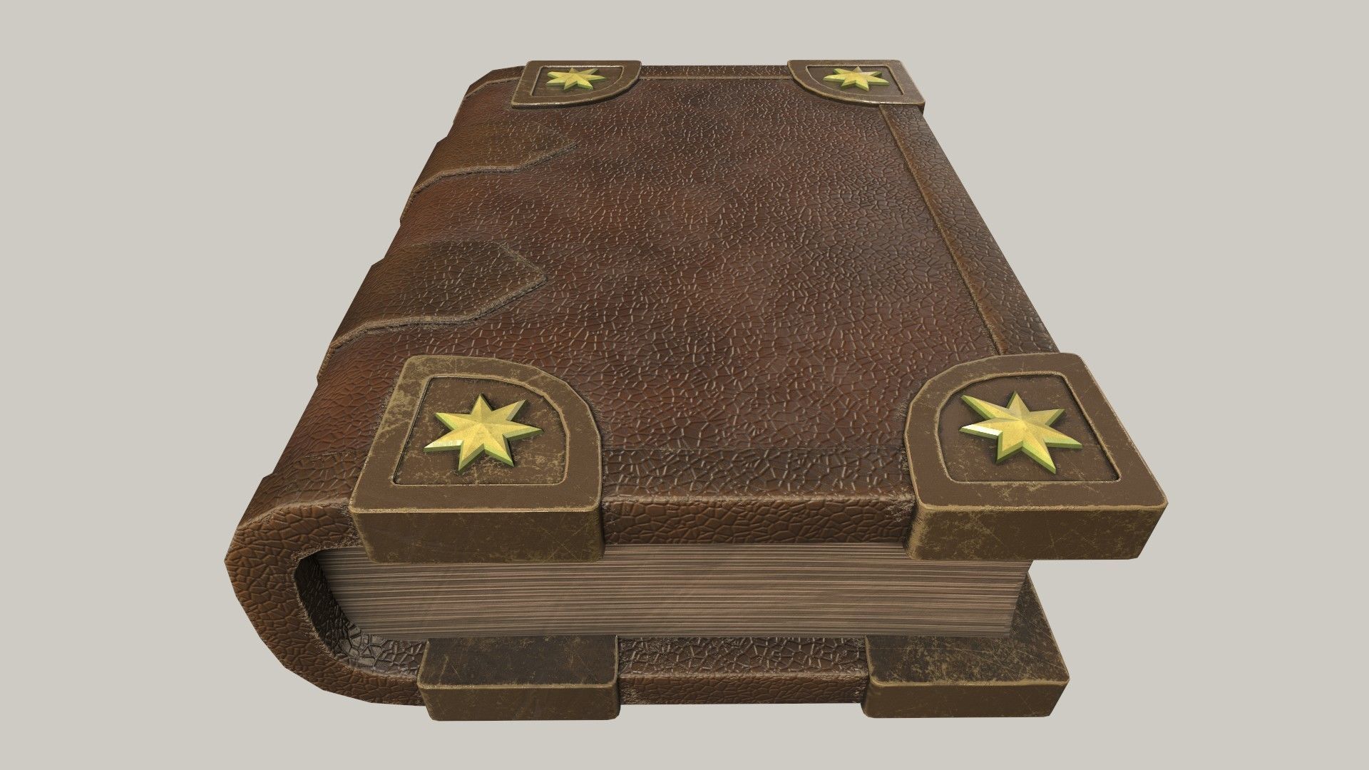 3D model Simple Fantasy Spellbook VR / AR / low-poly | CGTrader
