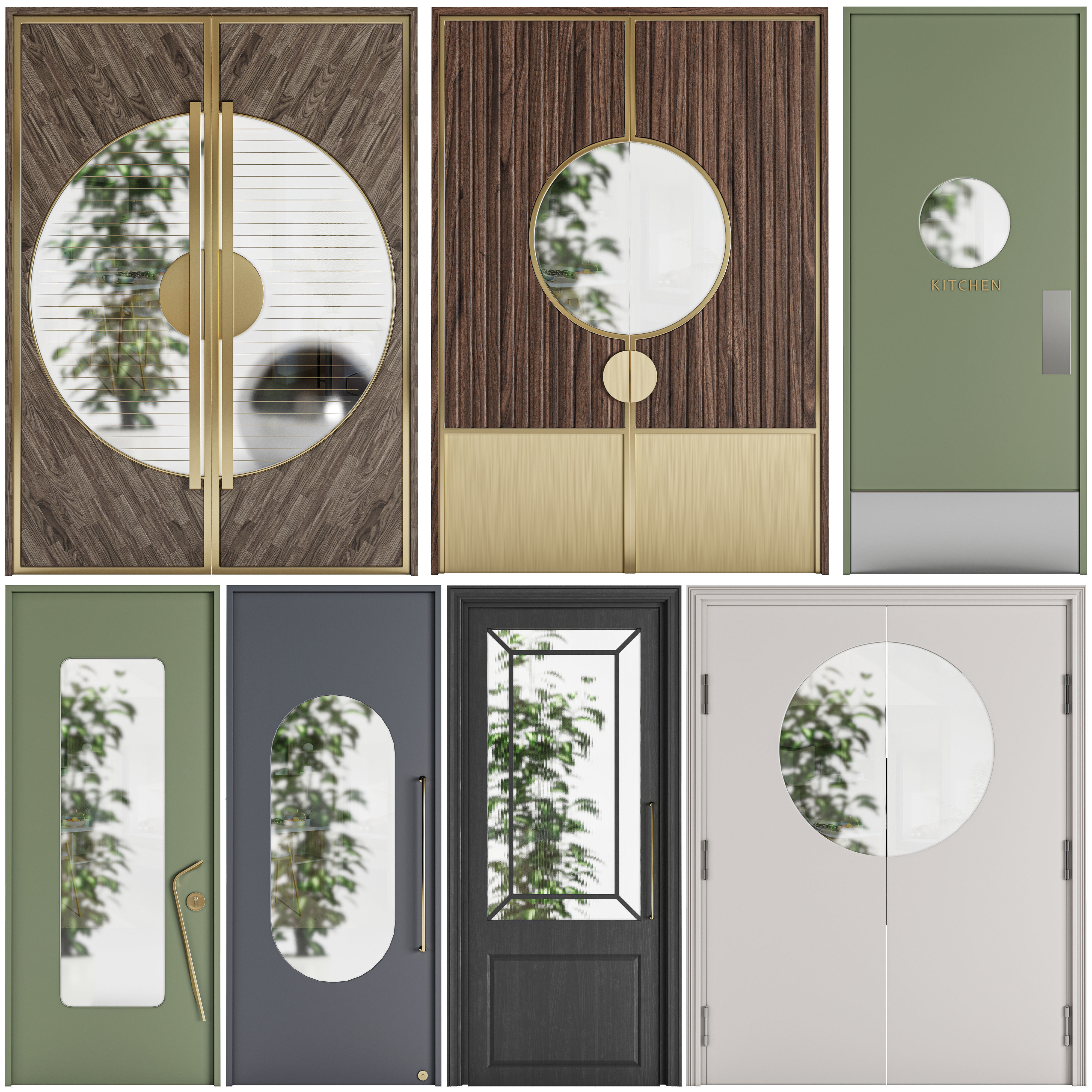 Set Technical Door 01 3D model | CGTrader