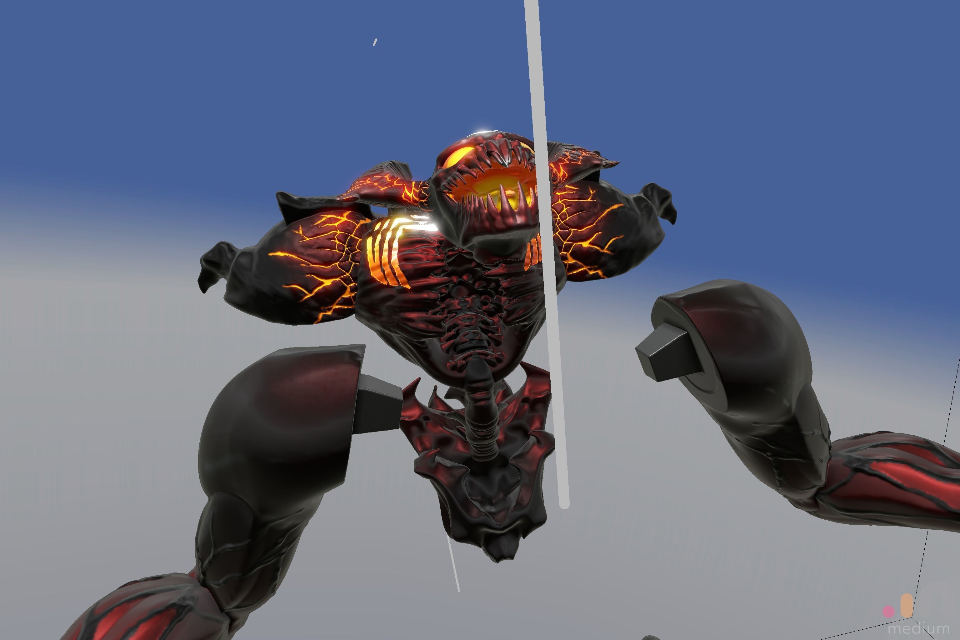 Dark Carnage Fanart Figure 3D model 3D printable | CGTrader