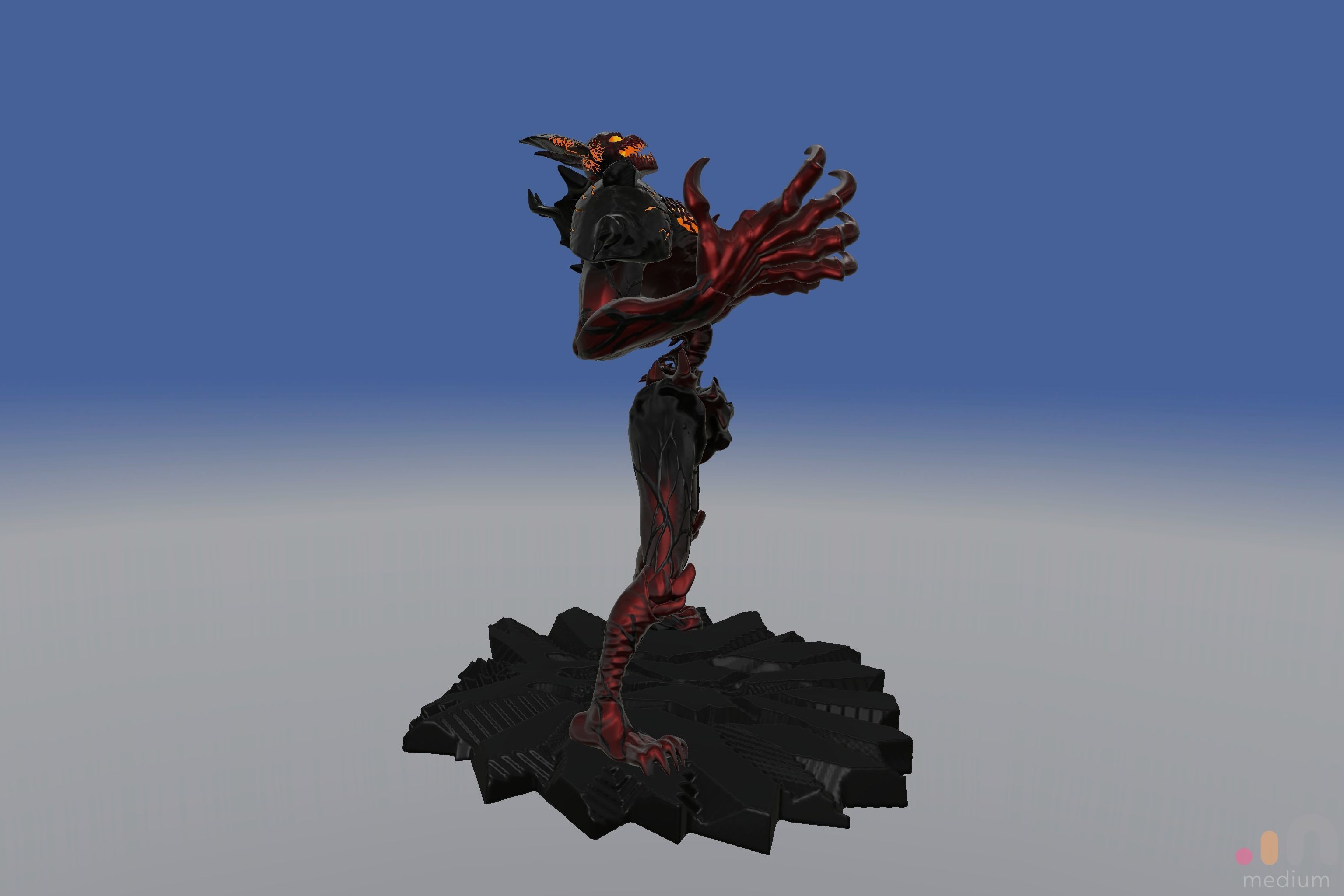 Dark Carnage Fanart Figure 3D model 3D printable | CGTrader
