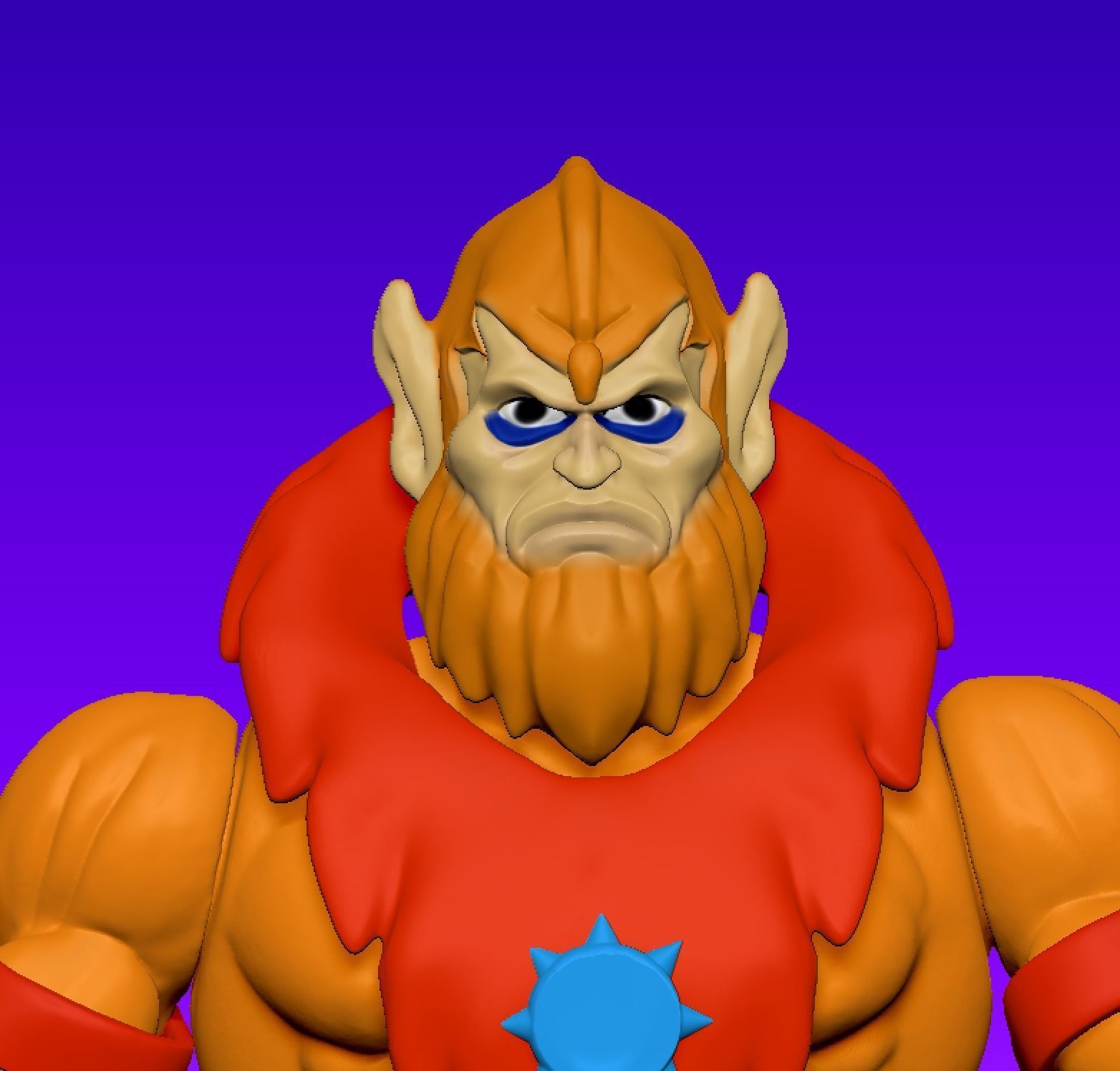 BEASTMAN Filmation motu vintage 3D model 3D printable | CGTrader