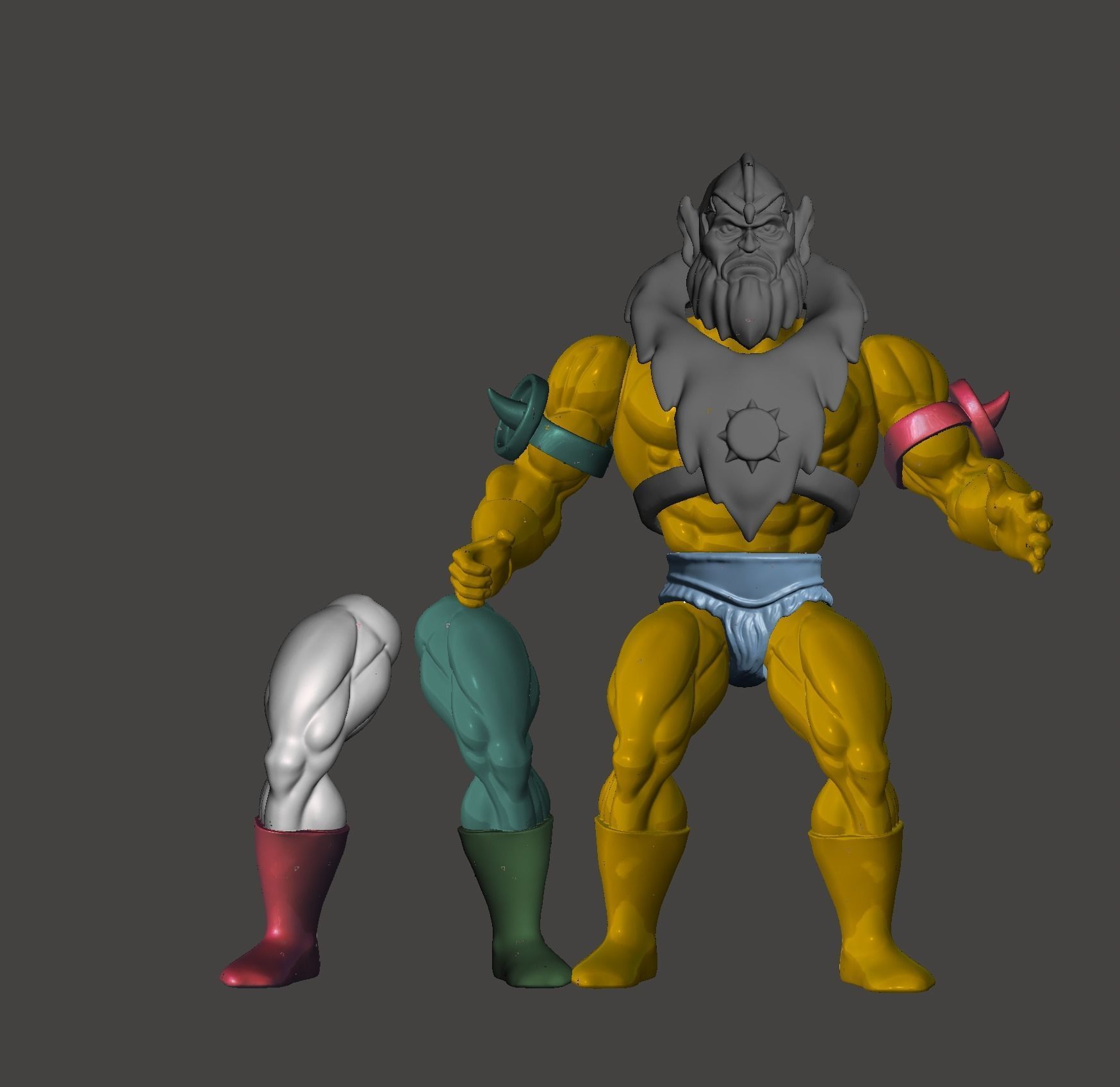 BEASTMAN Filmation motu vintage 3D model 3D printable | CGTrader
