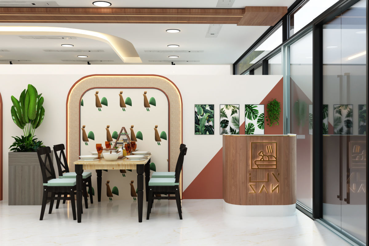 Bohemian restaurant design 3D model | CGTrader