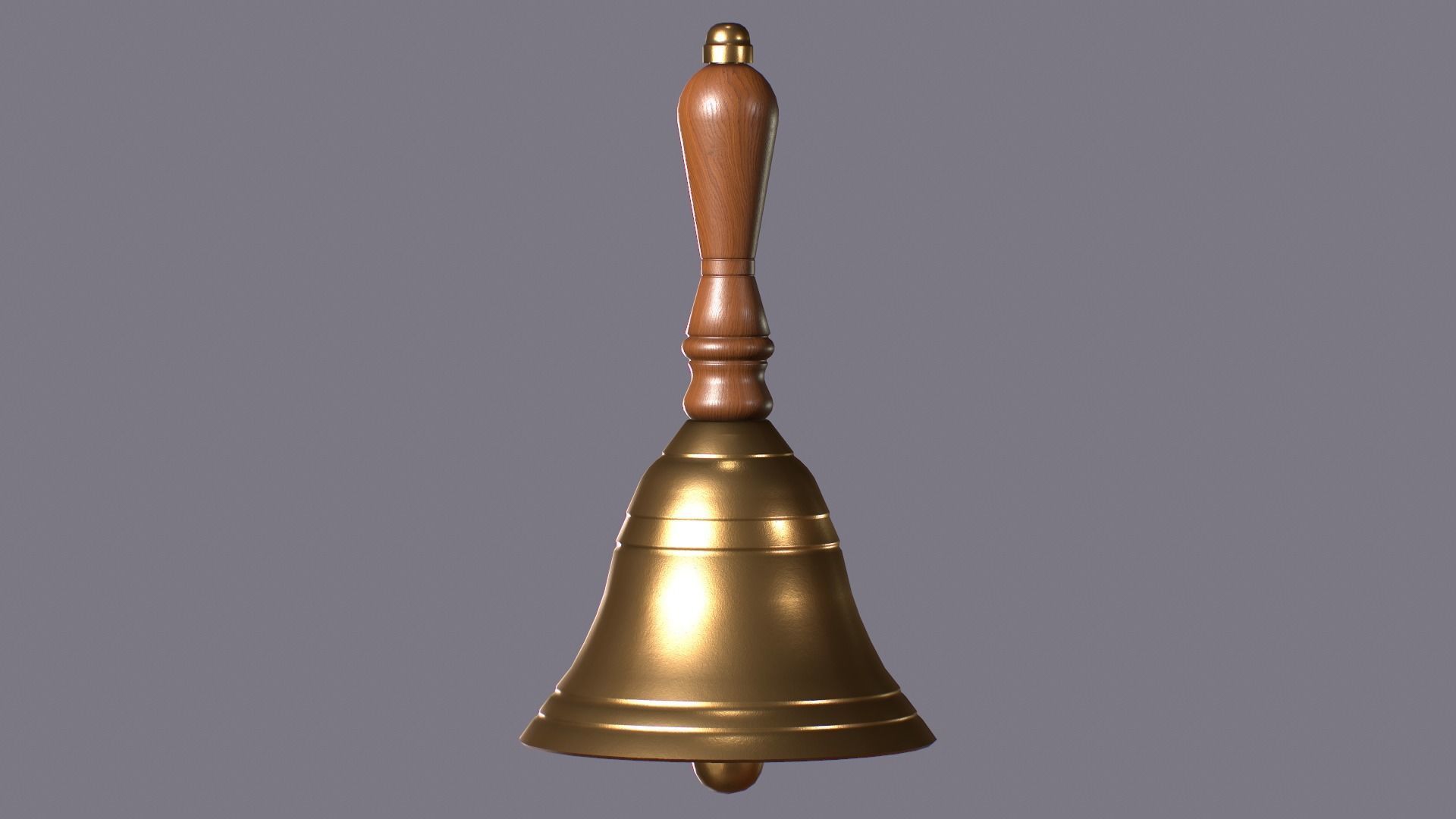 3D model Hand Bell VR / AR / low-poly | CGTrader