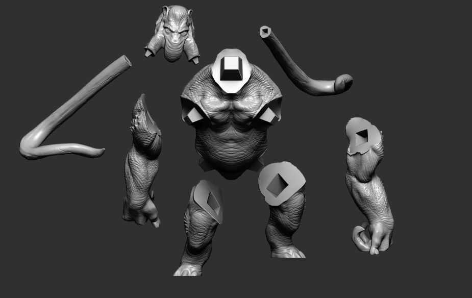 Behemoth 3D model 3D printable | CGTrader