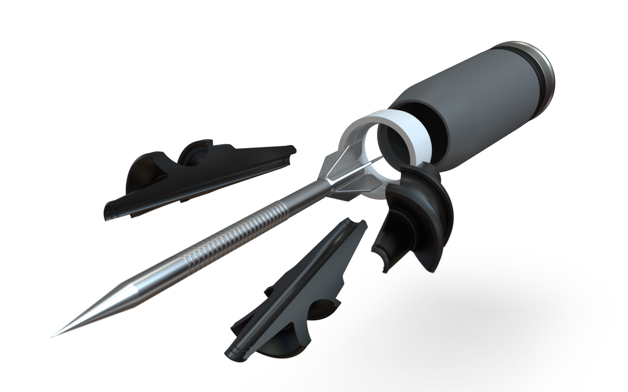 M829 APFSDS 120 mm Abrams Tank round 3d print files 3D model 3D ...